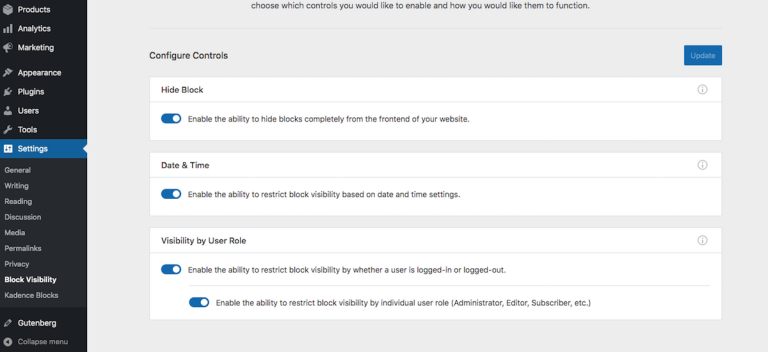 Guide to Visibility Controls and Control Sets - Block Visibility